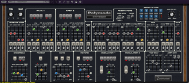 Cherry Audio Polymode - das polyphone Synthmonster • nachbelichtet